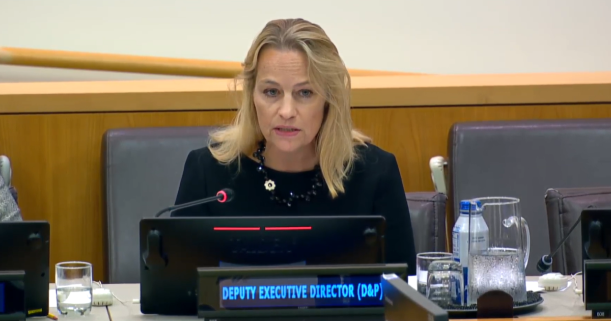 Statement by UNOPS Deputy Executive Director to the Annual… | UNOPS