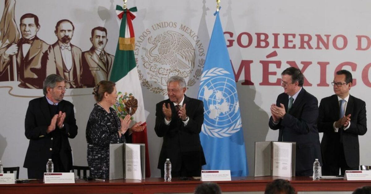 UNOPS and Mexico sign framework agreement to help government… | UNOPS