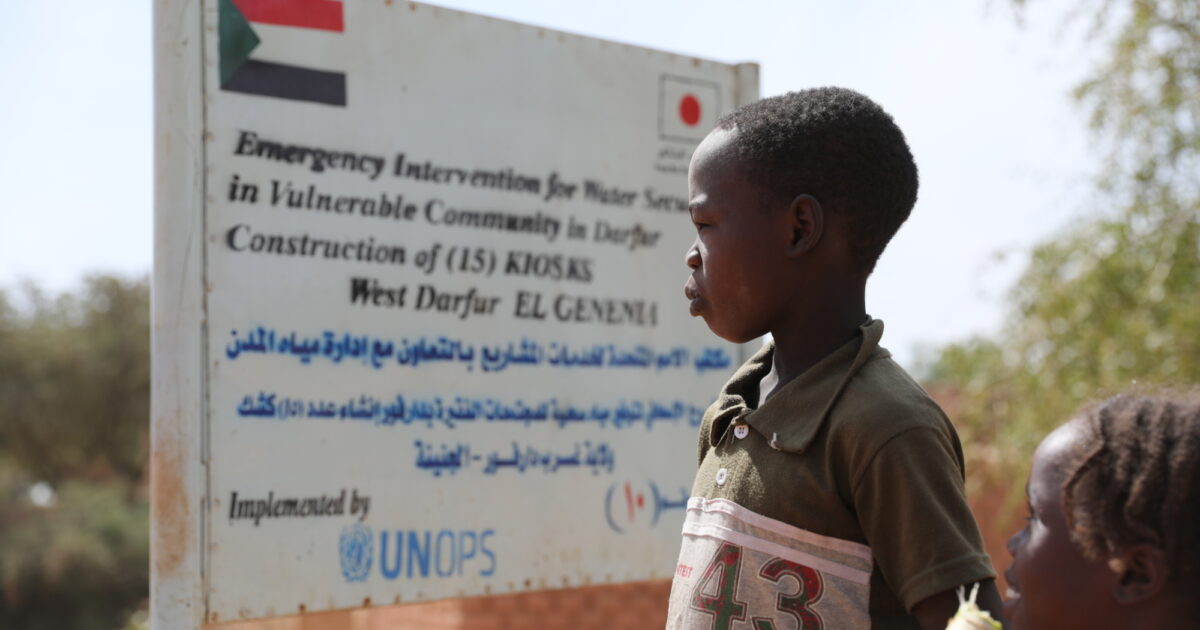 Japan and UNOPS collaboration serves vulnerable community in… | UNOPS