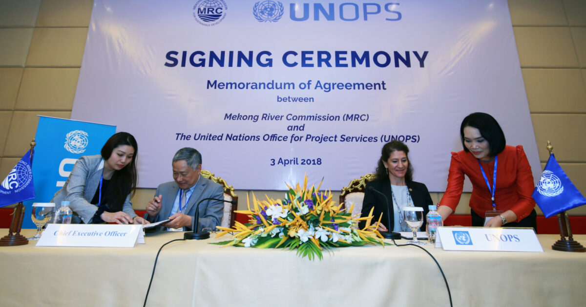 UNOPS and the Mekong River Commission enhance cooperation to… | UNOPS
