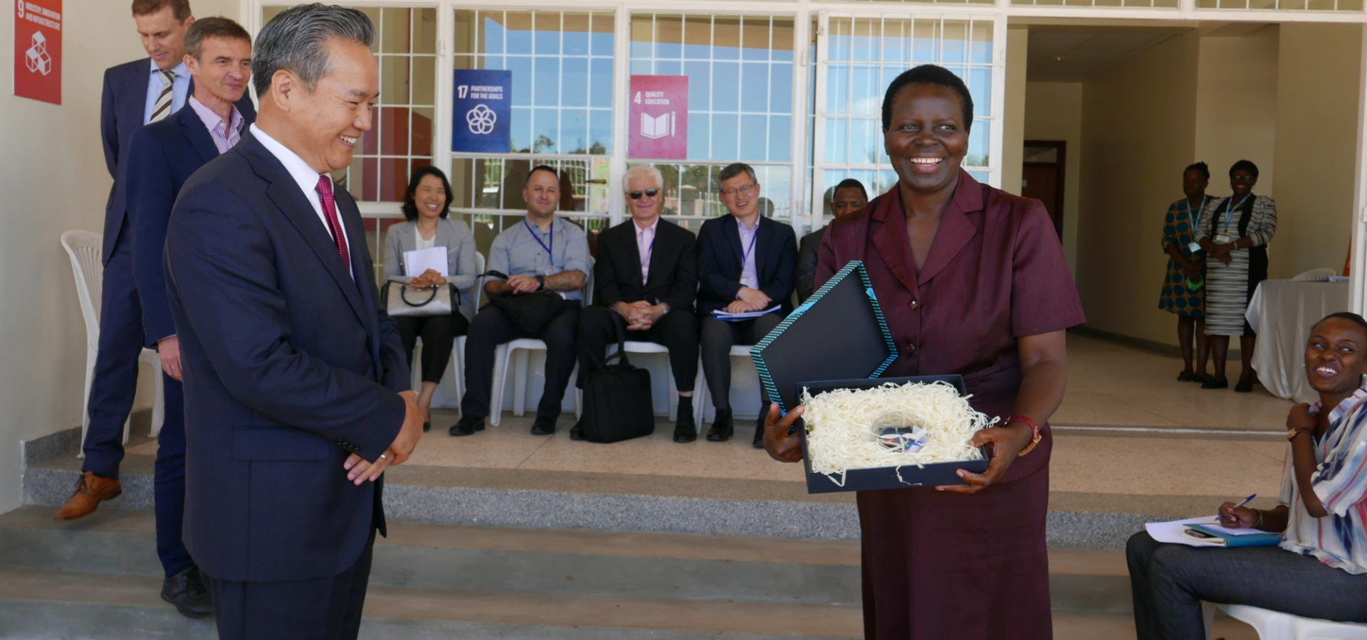 Executive Board Members visit UNOPS-KOICA project in Kampala | UNOPS
