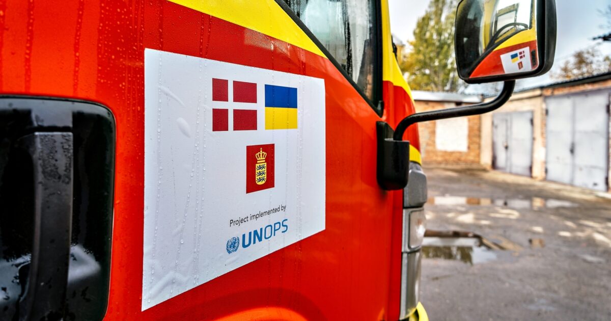 Rebuilding Mykolaiv: UNOPS and Denmark expand recovery efforts | UNOPS