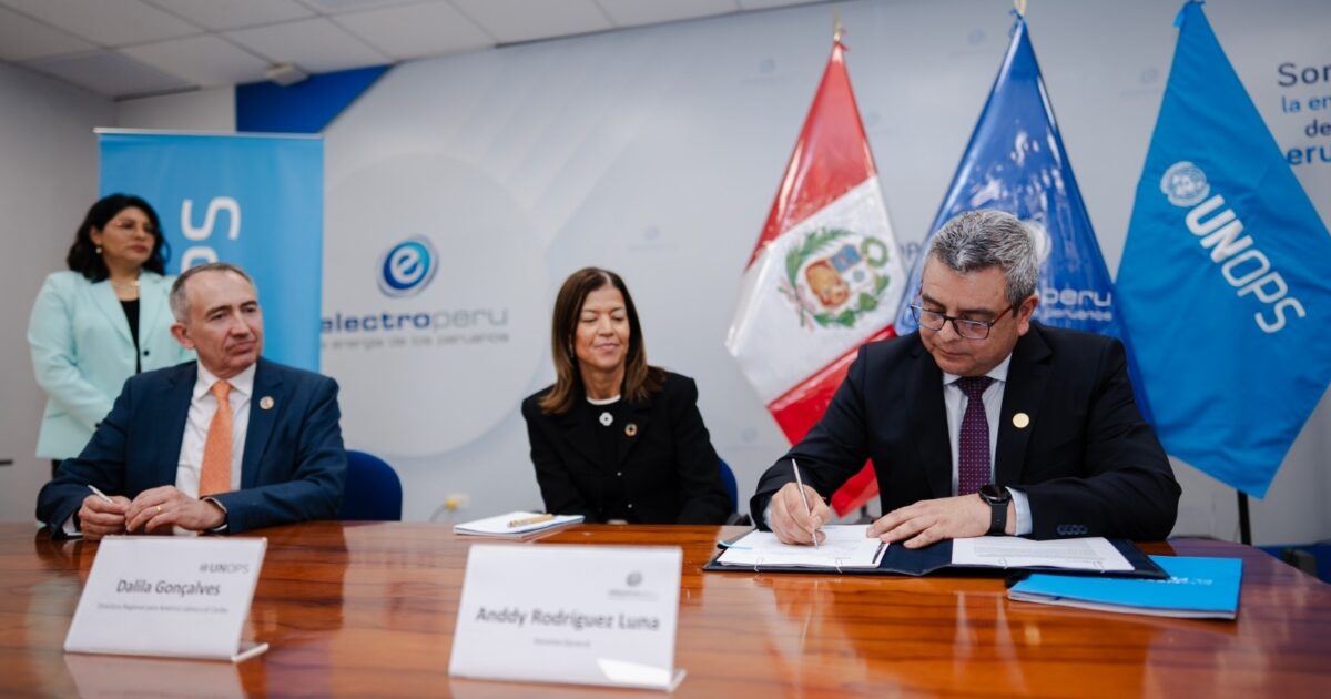 Modernizing Peru’s electricity system | UNOPS