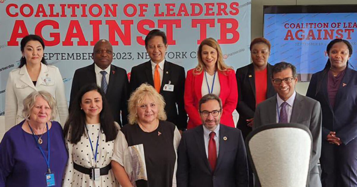 Launch of the coalition of leaders to end TB | UNOPS