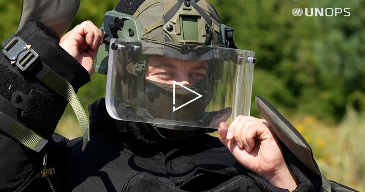 How demining equipment is helping reduce the risk of… | UNOPS